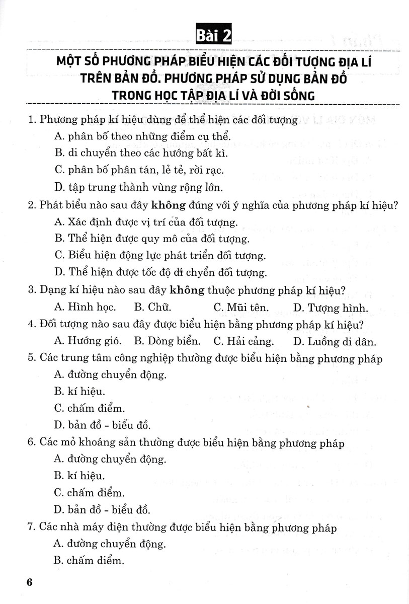 TrẮc NghiỆm ĐỊa LÍ LỚp 10 Biên Soạn Theo Chương Trình Gdpt Mới Dùng
